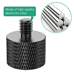 Rigych 5/8 to 1/4 Adapter 8 Pcs Mic Stand Thread Screw Adapter 5/8 Female to 1/4 Male and 5/8 Female to 3/8 Male for Microphone Stand Mic Mount