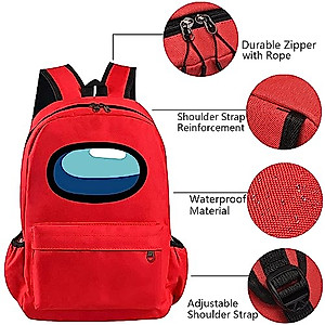 JR rutien Backpack Laptop Indoor Outdoor Sport Travel Hiking Backpack 17 Inch(Red)