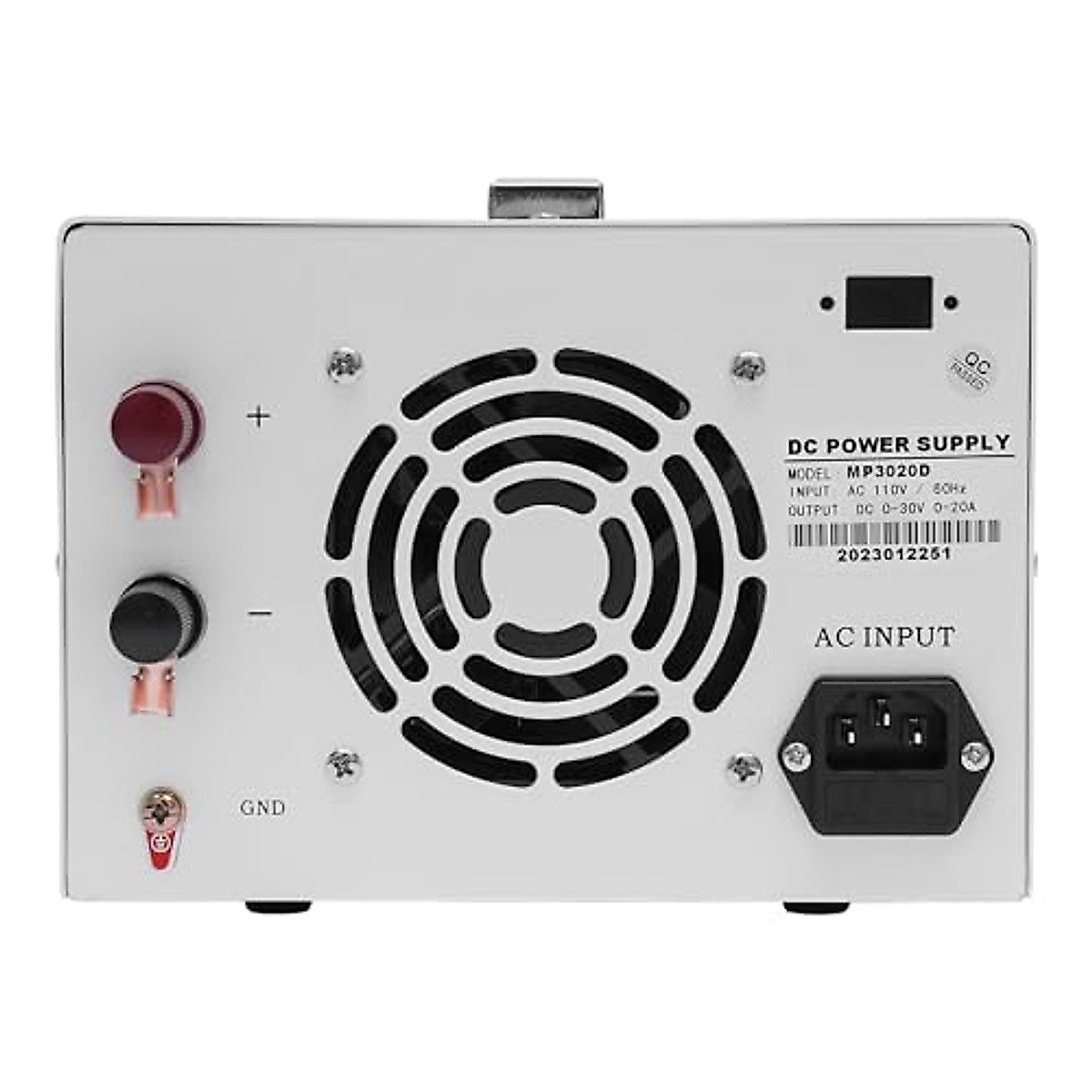 WUSILILU MP3020D AC110V 0-30V 0-20A DC Power Supply Regulated Variable, Adjustable PWM Switching Regulated Lab Power Supply, for DC Motor, DVD, Audio, Resistor, Capacitor, Protection Functions