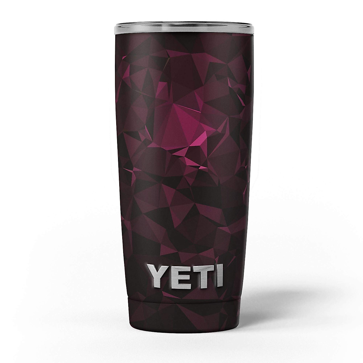 Design Skinz Pink Geometric V11 - Skin Decal Vinyl Wrap Kit Compatible with The Yeti Rambler Cooler Tumbler Cups
