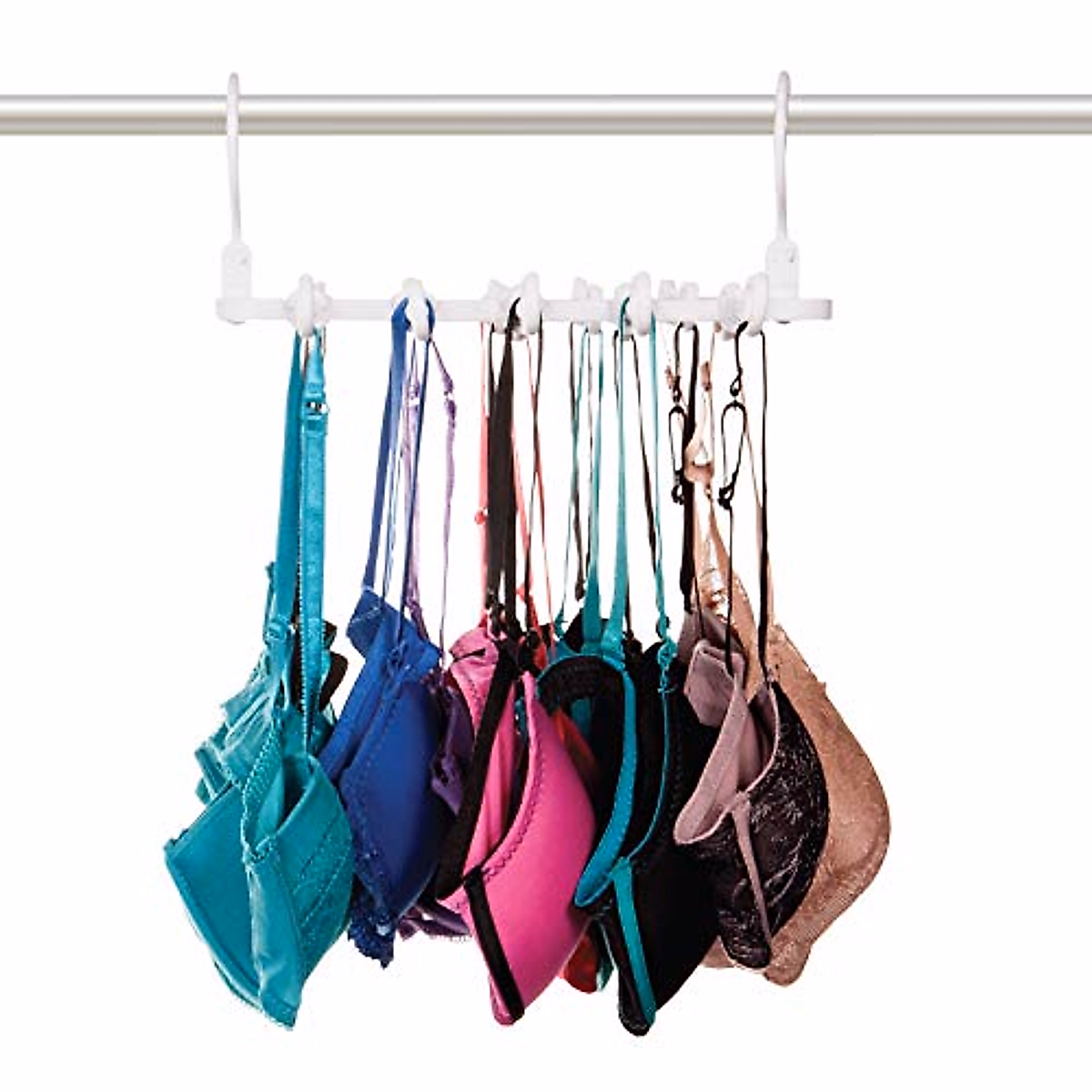 Wonder Hanger MAX Lingerie and Top Hanger, Patented & TRADEMARKED Closet Organizer and Space Saver