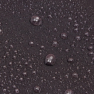 Glamlily 3 Piece Black Makeup Bag Set for Women, Nylon Zipper Cosmetic Pouch Organizers for Travel, Toiletries (3 Sizes)