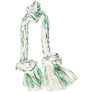 Petmate Booda Fresh N Floss 3 Knot Tug Rope Dog Toy, Large, Spearmint