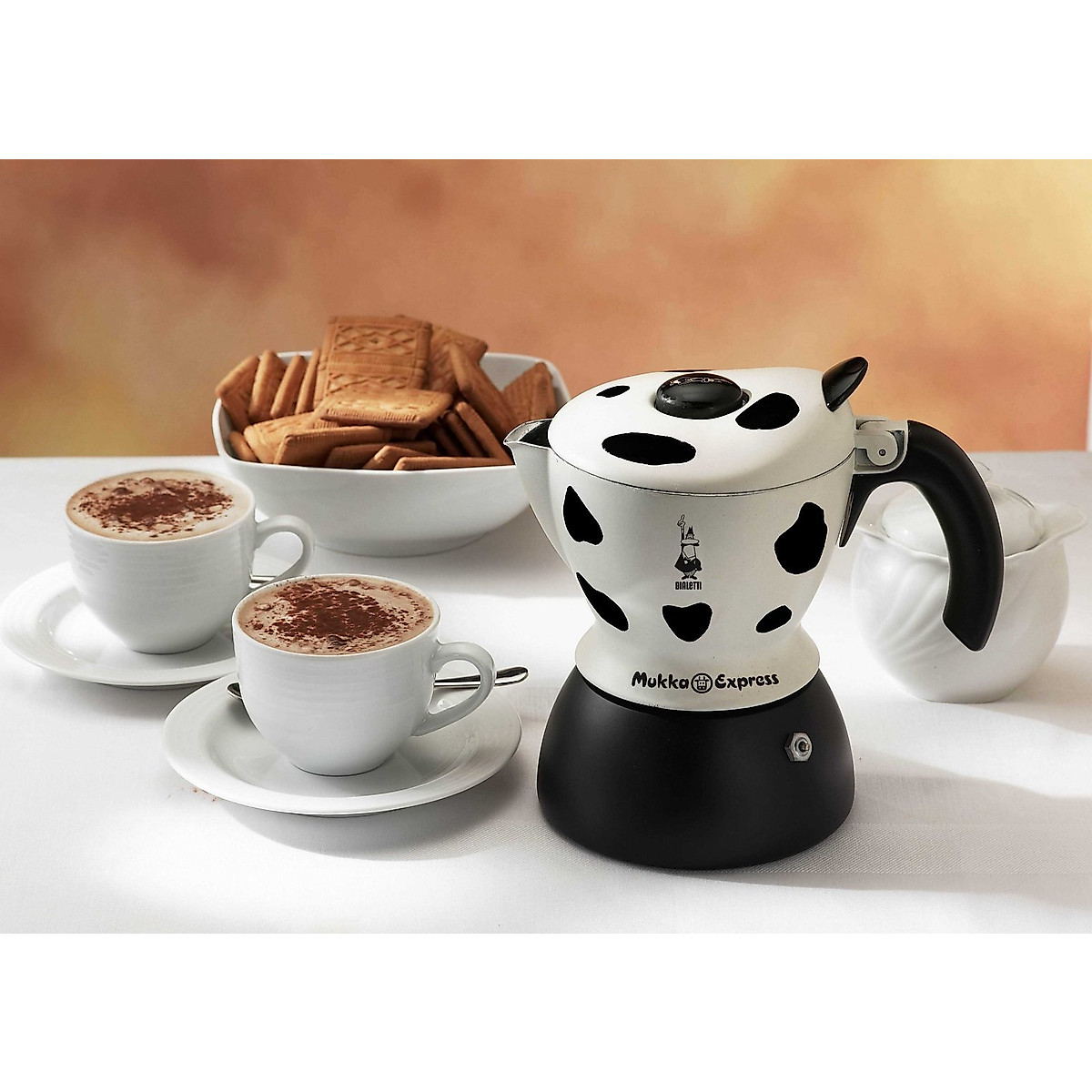 Bialetti Moka Mukka Express Coffee Maker, Small, Aluminum