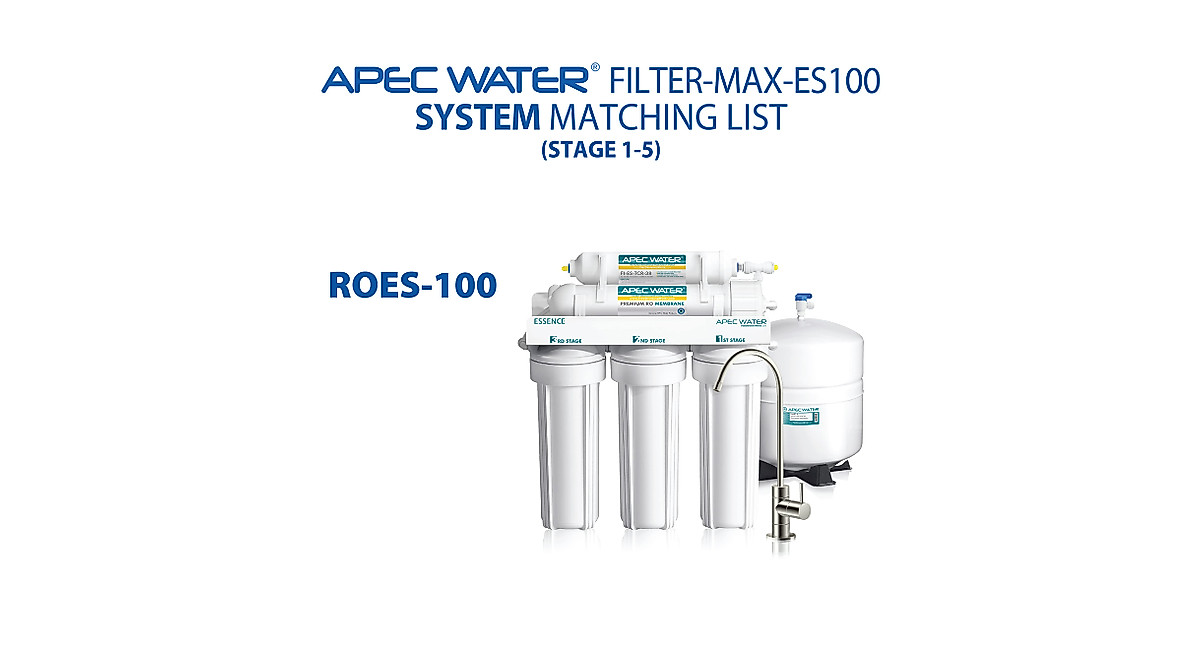 APEC FILTER-MAX-ES100 Reverse Osmosis Filter Set