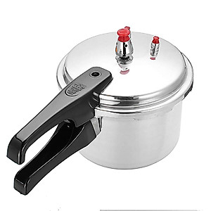 4L Stainless Steel Pressure Cooker Soup Meats Pot 7.8 in Outdoor Camping Cookware Gas Stove Cooking Pot Faster Cooking and Safety Pressure Release