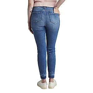 JAG Jeans Women's Valentina High Rise Skinny Pull-on Jeans-Legacy, Atlanta Blue, 4