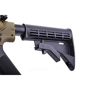 Crosman CFAR1X Full Auto R1 CO2-Powered BB Air Rifle And Red Dot Sight, Black/FDE