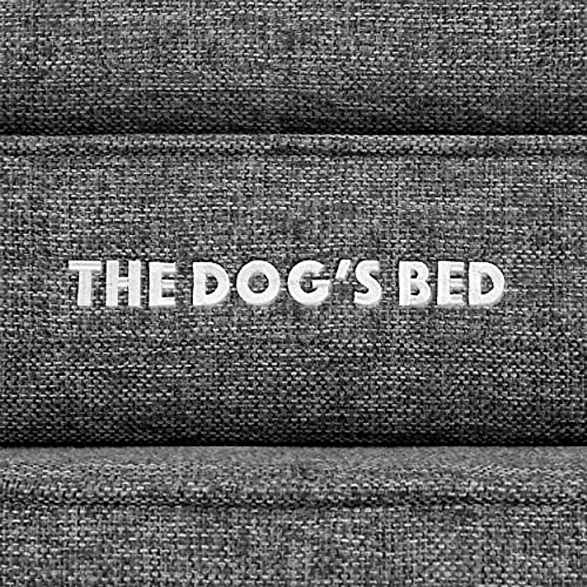 The Dog’s Bed Orthopedic Dog Bed XL Grey Poly-Linen 43.5x34, Memory Foam, Pain Relief: Arthritis, Hip & Elbow Dysplasia, Post Surgery, Lameness, Supportive, Calming, Waterproof Washable Cover