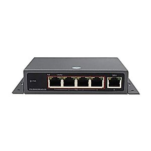 RB-GES401-POE Gigabit Ethernet 4+1 Ports high Power POE Switch