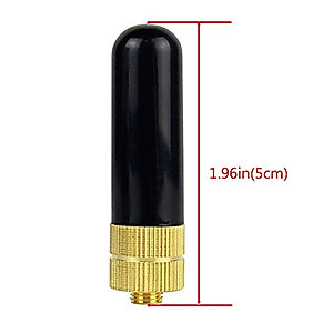 Retevis 2 Way Radio Antenna High Gain Long Range SMA-F Antenna Compatible with BaoFeng UV-5R BF-F8HP BF-888S Retevis RT29 RT-5R RT5 RT-5RV RT21V RT86 RT7 RT6 Arcshell AR-5 Walkie Talkies (1 Pack)