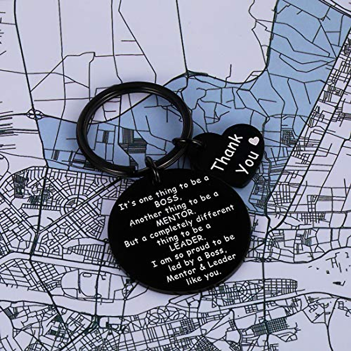 Boss Coworker Leaving Going Away Keychain Gifts for Men Women Leader Mentor Colleague Goodbye Farewell Appreciation Thank You Retirement Gifts for Him Her Team Friends Birthday Christmas Key Chain