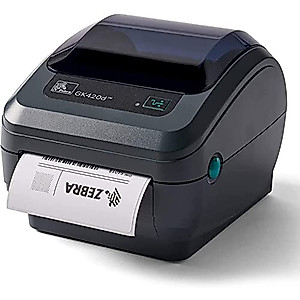 ZEBRA GK420D Direct Thermal Only Desktop Printer - USB and Ethernet Connectivity, 203 dpi, 8 IPS, 4.09" Max Print Width, Monochrome Barcode Label - GK42-202210-000, JTTANDS