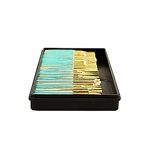 SE 30-Piece Set of Titanium-Coated Diamond Burrs, Grits 120-150 - 82331TF