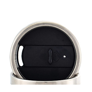 Elanze Designs My Bus Driver Is Full of Awesomesauce Black 16 Ounce Stainless Steel Travel Mug with Lid