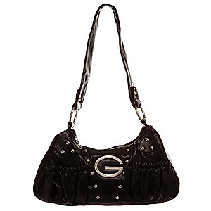 Shoulder Studded Hobo Shoulder Handbag by Handbags For All