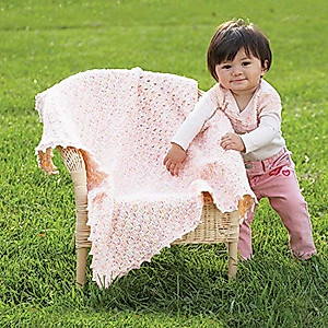 Bernat Baby Big Ball Sport Yarn, 12.3 oz, Gauge 3 Light, 100% Acrylic, Baby Pink,16312121420