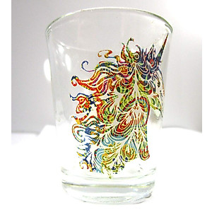 World Buyers Set of 3 Decorative shot glasses with 3 variation images Product Dimensions: 1.3125Dia x2.375 H (Unicorns)