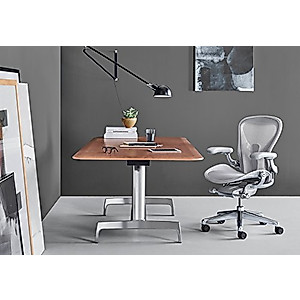 Herman Miller Aeron Ergonomic Chair - Size B, Mineral