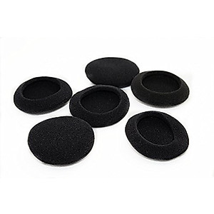 YunYiYi 5 Pairs Replacement Foam Ear Pads Sponge Earpads Cushion Cups Cover Compatible with Plantronics Pulsar p590 P 590 P-590 Headset Headphones