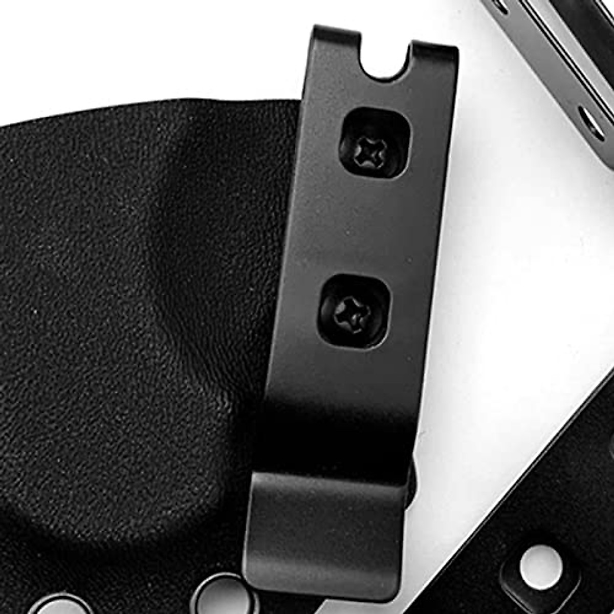 Fowspvzn Stainless Steel Scabbard Back Clip Belt Sheath Carrying Waist Clips Clips Grip Hook