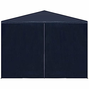 vidaXL Party Tent 10'x13' Blue Outdoor Garden Wedding Patio Gazebo Canopy