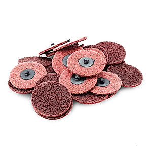 BHA Surface Conditioning Quick Change Discs, 3" Red (Medium) Prep Pad - 25 Pack