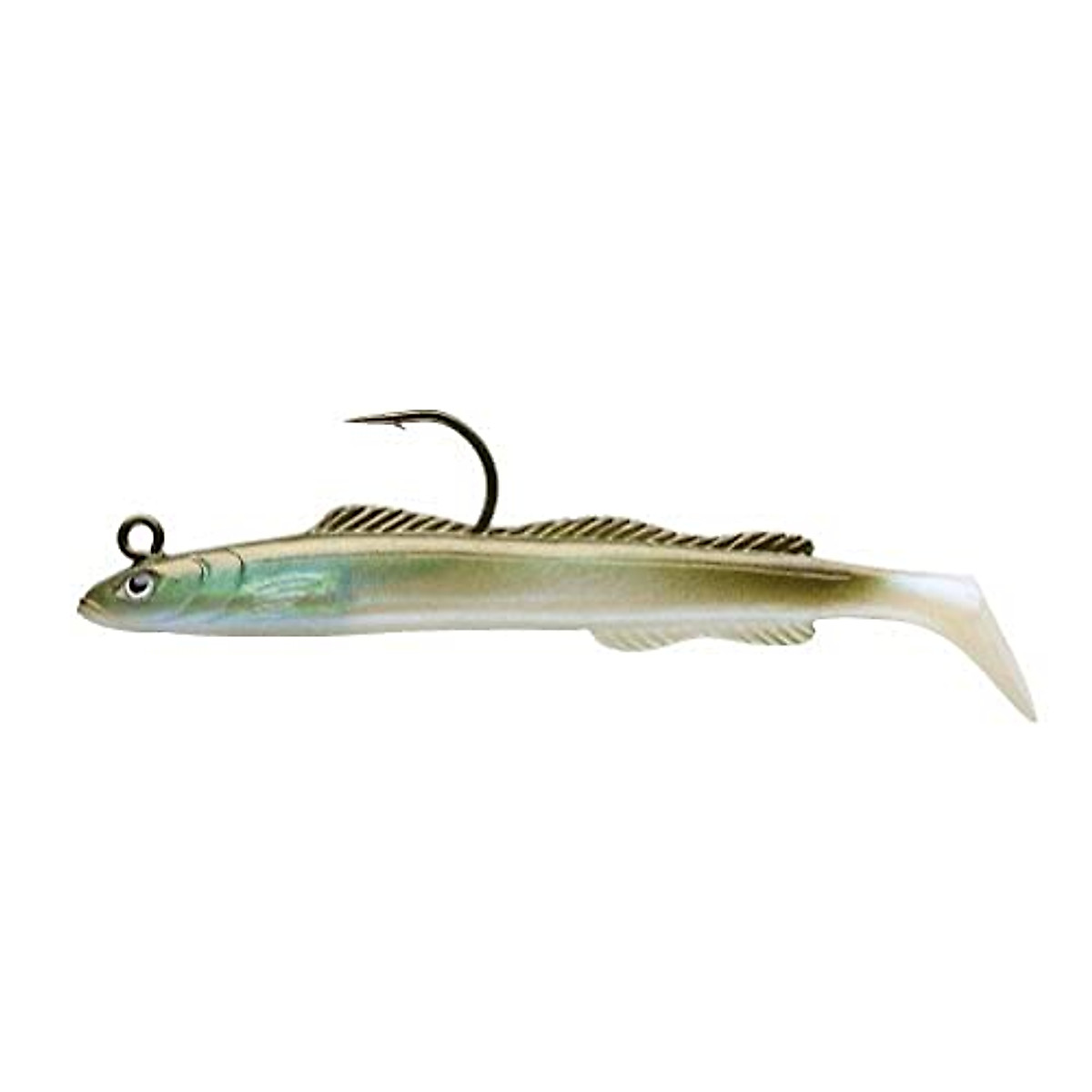 Storm WildEye Live Sand Eel Bait, 6-Inch, Olive, Pack of 3