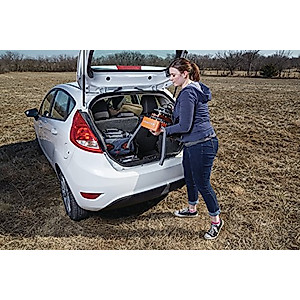 Champion Workhorse Electronic Clay Pigeon Thrower, Compact Skeet Thrower with 50 Clay Magazine