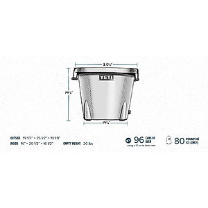 YETI Tank 85 Bucket Cooler, Desert Tan