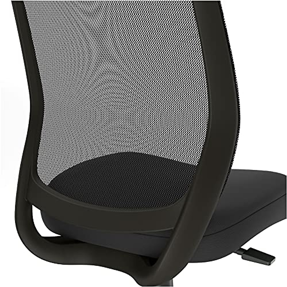 Union & Scale Un59386 Essentials Mesh Back Fabric Drafting Stool, Black