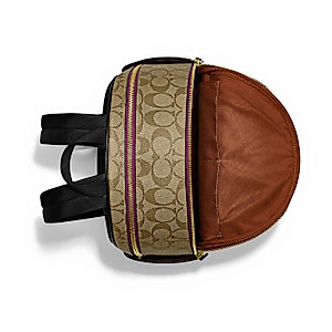 Coach Women's Court Backpack (Signature Canvas - Patches - Villains Motif - Khaki Multi)