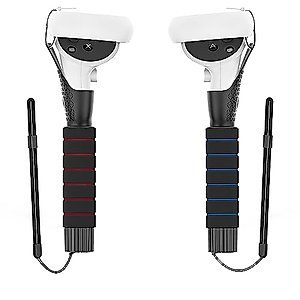 Controller Accessories for Oculus Quest 2, AMVR Gorilla Tag Long Arms Extension Grip,Beat Saber Handles Extension Grip Compatible with Meta Quest 2/Quest 1/Rift S Controller Accessories,VR Game Handle