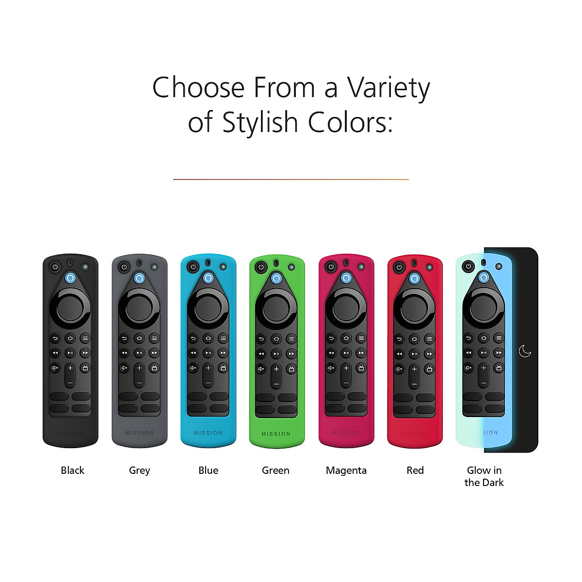 Made for Amazon Remote Cover Case, for Alexa Voice Remote (3rd Gen) - Red