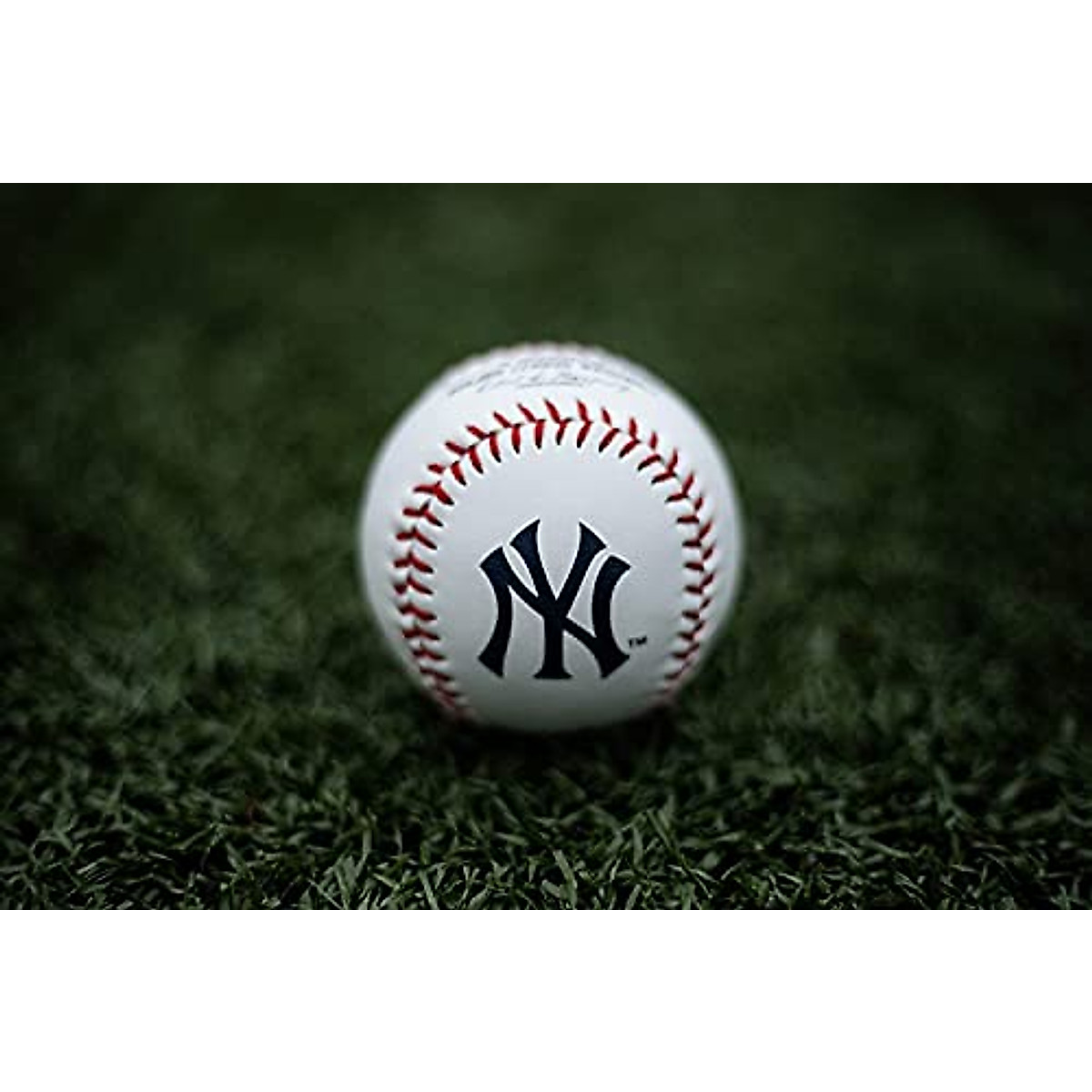 Rawlings MLB New York Yankees Team Logo Baseball, White, 1