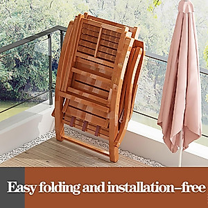 Wooden Rocking Chair Armchair for Heavy Duty Adults,Indoor Bamboo Chair Leisure Relax Chair Rocker with Cushions,Foldable Reclining Lounger Chair with Foot Massage Board (Color : Without pad)