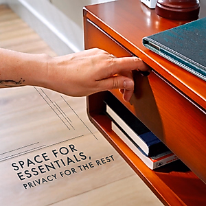 Comfify Modern Floating Nightstand with Drawer – Small, Compact, Minimalist Bamboo Wall-Mount Bedside Shelf, – Midcentury Design, Easy Installation, Clear Instructions - Dark Mahogany Finish