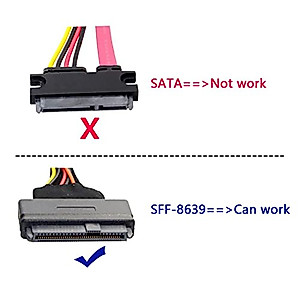 CHENYANG SFF-8639 NVME U.2 to NGFF M.2 M-Key PCIe SSD Case Enclosure for Mainboard PCI-E 4X SSD 750 p3600 p3700