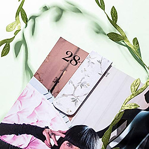 10 Pieces Magnetic Bookmarks Magnet Page Markers Assorted Book Markers Set for Students Reading (Floral Syle, 2.3 x 0.8 Inch)