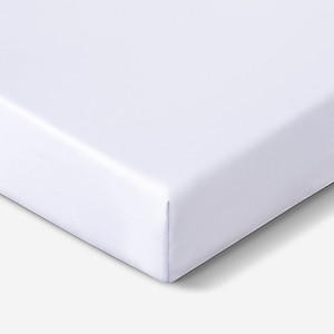 Bedgear Baby Dri-Tec Performance Crib Sheet – Bright White Baby Sheet – Moisture Wicking by Dri-Tec Technology – Breathable and Fitted Crib Sheet