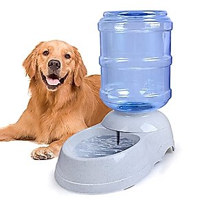 Pet Water Dispenser Automatic for Large Dogs Cats, BPA-Free, Gravity Refill, Easily Clean, Self Feeding, Medium Large Dog Drinking Fountain - 3 Gallon 11L (Waterer, Large)