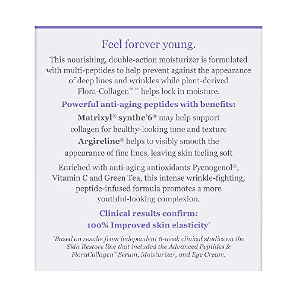 DERMA E Advanced Peptides and Collagen Moisturizer – Double Action Collagen Face Cream with Peptide Complex – Intense Moisture Day and Night Cream for Women – Natural Collagen Cream, 2oz