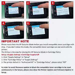 TOPRINT【with Chip 4 Packs 206X Compatible Toner Cartridges W2110X W2111X W2112X W2113X High Yield 3150Pages Black,2450Pages CMY for HP Color Laserjet M255dw M255nw M282nw M283fdw M283fdn M283cdw