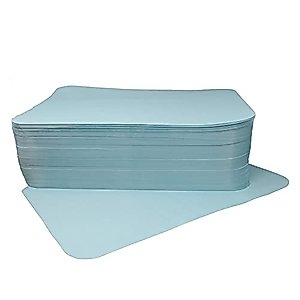 Dental Medical Tray Cover Liner 1000 Disposable Paper Sanitary Covers for Lining Surgery Trays Premium Blue Tray Sheet Liners for Covering Dental, Tattoo, Surgical and Beauty Trays [8.25"x12.25"] Blue
