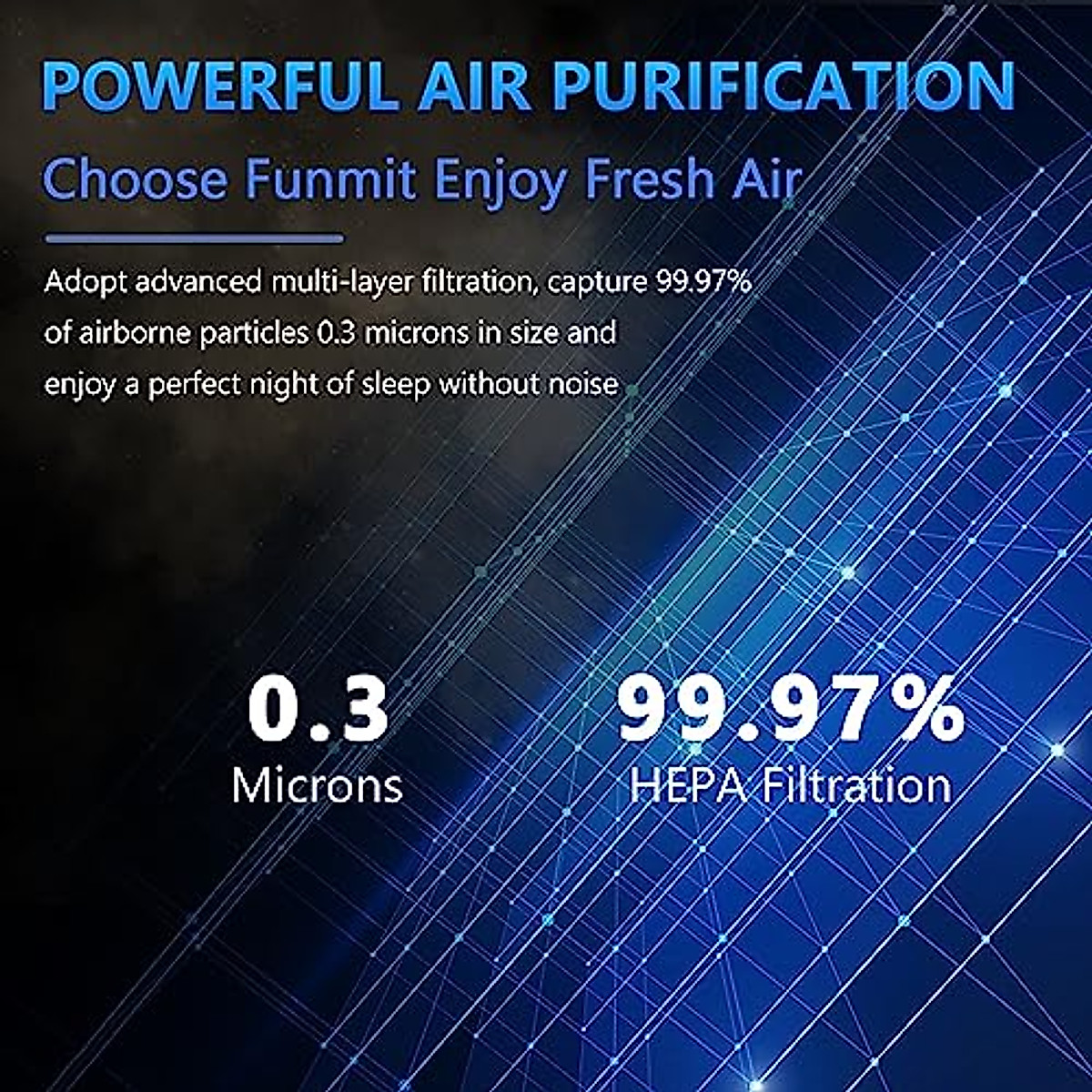 2 Pack Blue Pure 411 Filter Replacement Compatible with Blueair Blue Pure 411 Genuine, 411+, 411 Auto and MINI Air Purifiers, H13 True HEPA Filter, Particle and Activated Carbon by Funmit