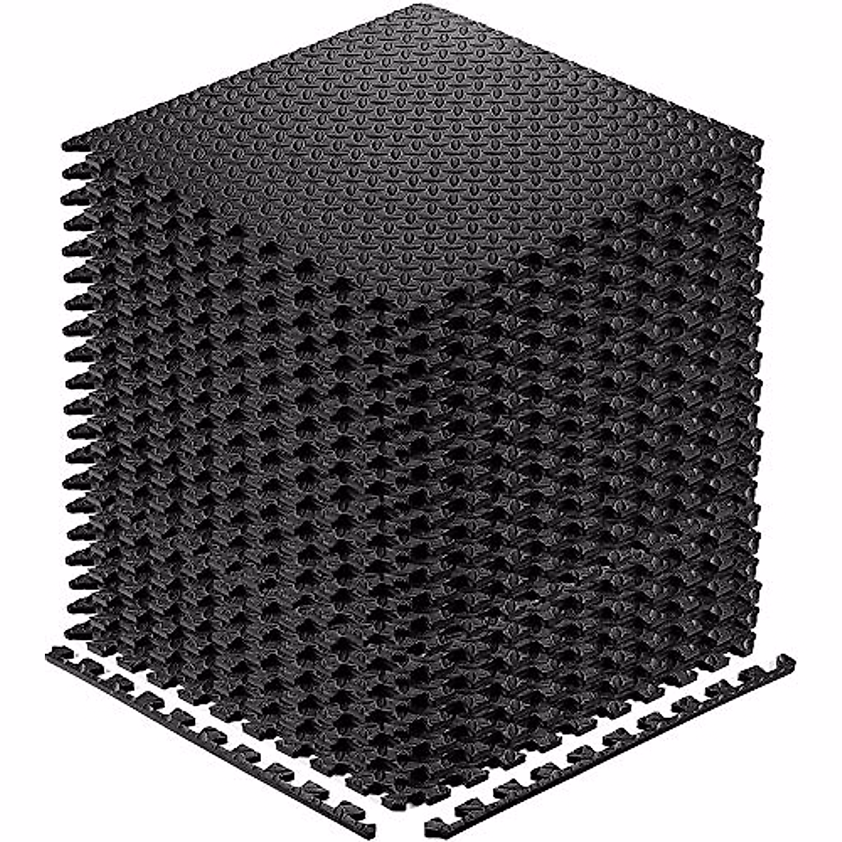 Walsai Exercise Mats Puzzle Foam Mats Gym Flooring Mat Cover 20 SQ.FT Interlocking Foam Mats with EVA Foam Floor Tiles for Home Gym Equipment Workouts