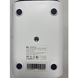 Xiaomi Mi Smart Home Compact Projector, Android TV Compatible with Remote Control, Screen Size 60"-120", 1080P Full HD, HDR10 Decoding, 500 ANSI Lumen, with Dolby Audio Decoding