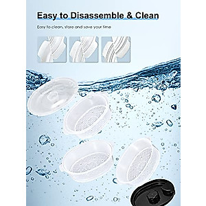 Cozeemax 13.7QT Electric Food Steamer for Cooking, 3 Tier Vegetable Steamer for Fast Simultaneous Cooking, 60 Minute Timer, BPA Free Baskets, 800W (Black)