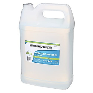 Vegetable Glycerin - 1 Gallon (128 oz.) - Pure USP Food and Pharmaceutical Grade - Non GMO - Vegan - Sustainable Palm Derived - Humectant, Crafts, DIY, Hypoallergenic Moisturizer, Extracts