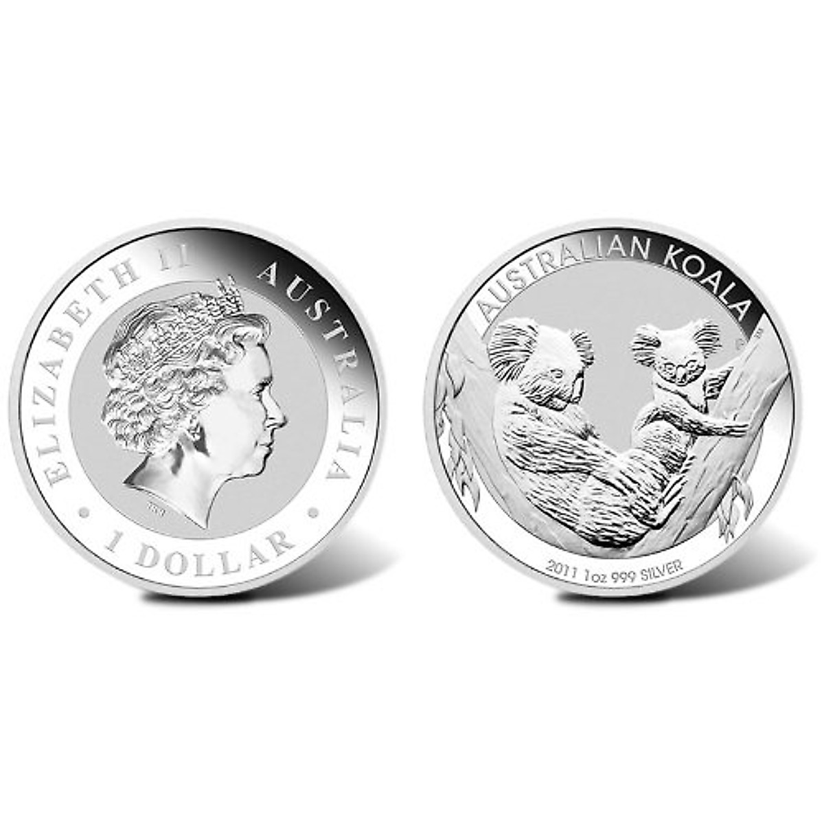 2011 AU Austrailian Koala Silver Coin 1 Ounce Silver Dollar Mint Uncirculated